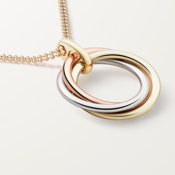 CRB7224813 - Trinity necklace - White gold, rose gold, yellow gold ...