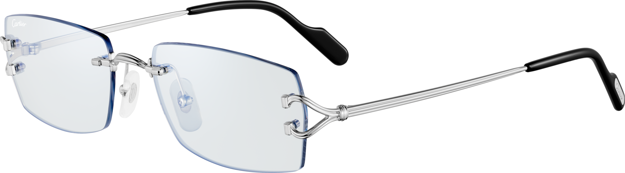 CRESW00741 - Sunglasses, Classic C de Cartier motif - Smooth platinum ...