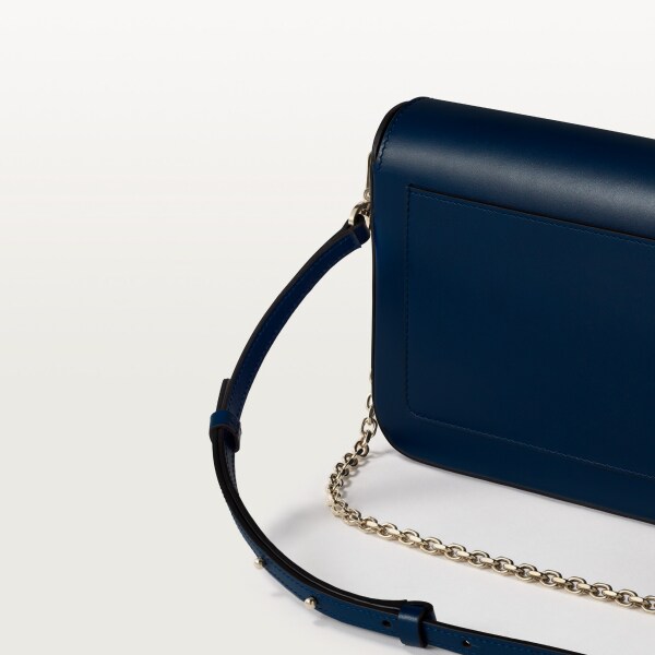CRL1002458 - Small chain bag, C de Cartier - Midnight blue calfskin ...